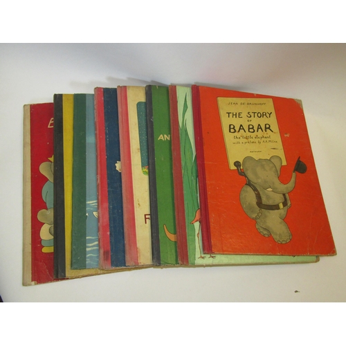 Eight children's books, "Babar" by Jean de Brunhoff