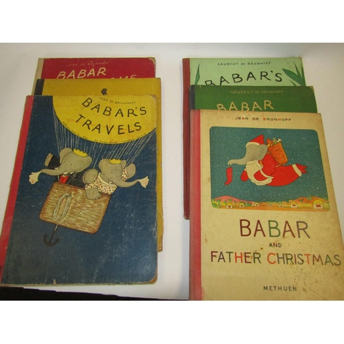 Eight children's books, "Babar" by Jean de Brunhoff