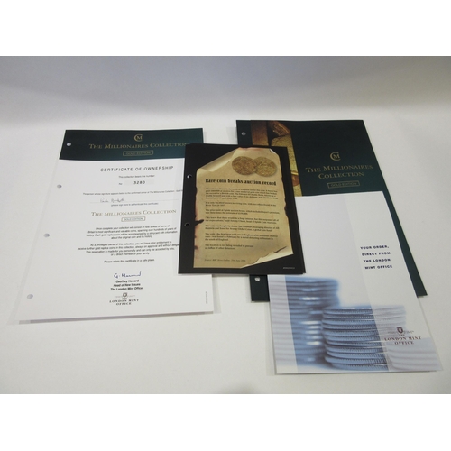 A London Mint 'The Millionaires Collection' double leopard replica ...