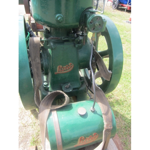 An R.A Lister Junior Type B 3.5hp stationary engine on dolly base, No ...