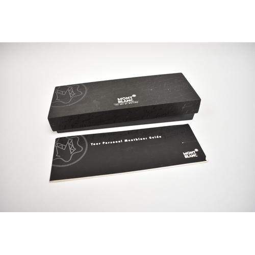 A Montblanc Meisterstuck ballpoint pen and propelling pencil set in ...