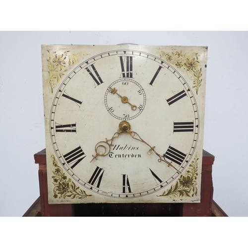 A mahogany satinwood and ebony inlaid cased longcase clock by James ...