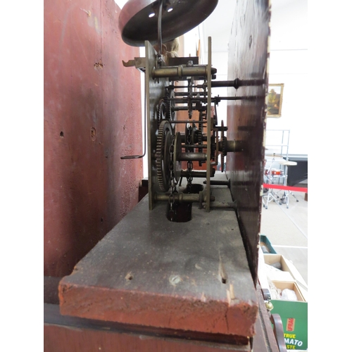 A mahogany satinwood and ebony inlaid cased longcase clock by James ...