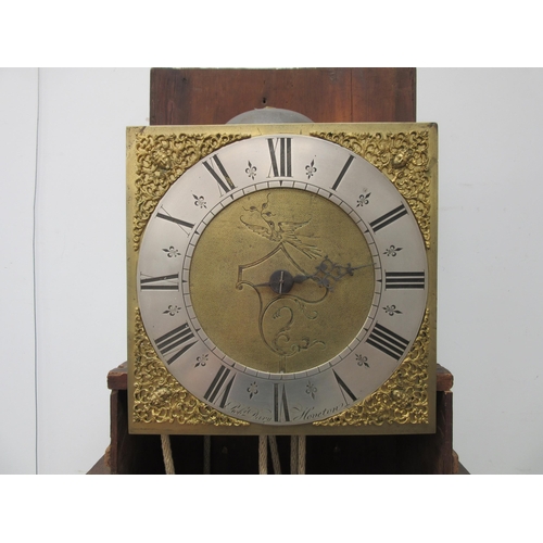 A George III oak cased longcase clock by Robert Davy of Hoveton, ornate ...