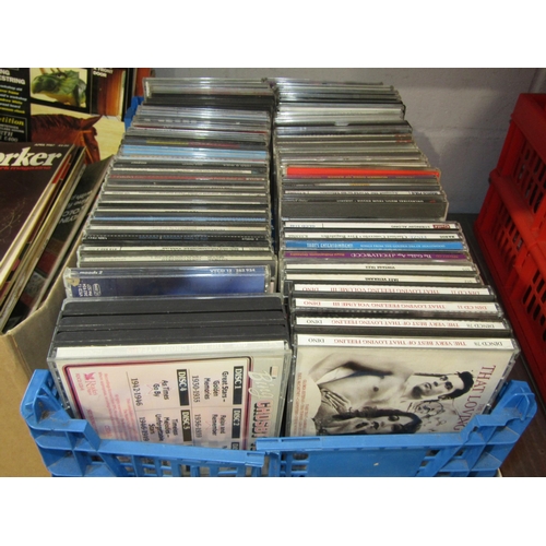 Two boxes of CDs including Guy Barker, Terence Blanchard, Evan Stone, etc.