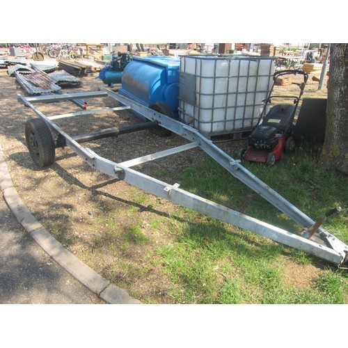 A single caravan base approx 5' x 9'