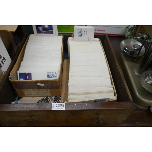 A box of 300 1st day covers