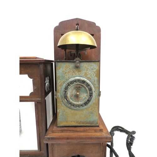 Wadokei: An 18th Century Japanese Hashira-Dokei lantern clock with ...