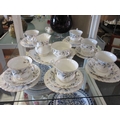 A Royal Albert "Brigadoon" tea set for six