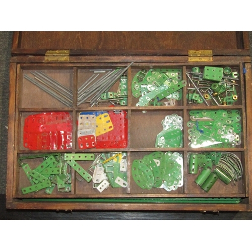 Two boxes of Meccano, Series 7 and 9, with instruction manuals included