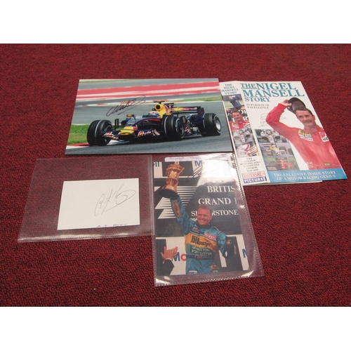 A quantity of F1 photographs of various drivers, most bearing ...