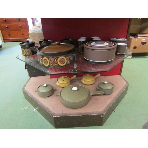 A small quantity of Denby "Arabesque" pattern, other Denby tablewares ...