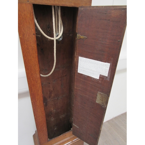 A George III oak cased longcase clock by Robert Davy of Hoveton, ornate ...