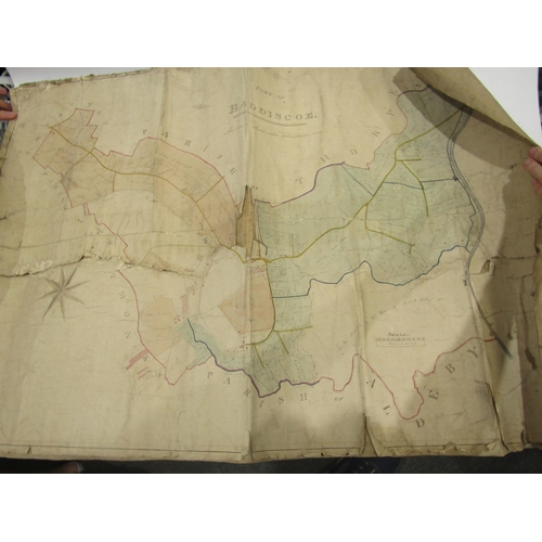 Five vintage land maps including Thorpe dated 1814, Haddiscoe 1814 ...