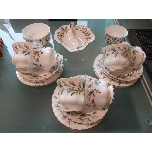 A Royal Albert "Brigadoon" part tea set