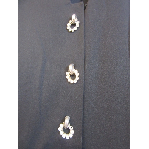 A 1940's David Hochstein Ohio black cut fur cape, a 1940's Frank Louda ...