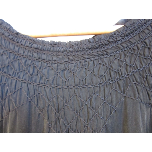 A 1940's David Hochstein Ohio black cut fur cape, a 1940's Frank Louda ...