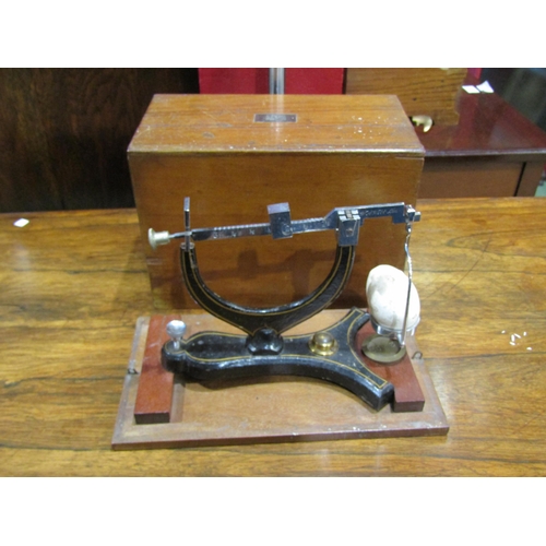 An Edwardian egg scale/grading scale