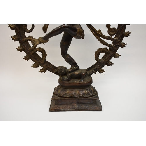 Possibly 19th Century a bronze sculpture of Shiva as Nataraja, the Lord ...
