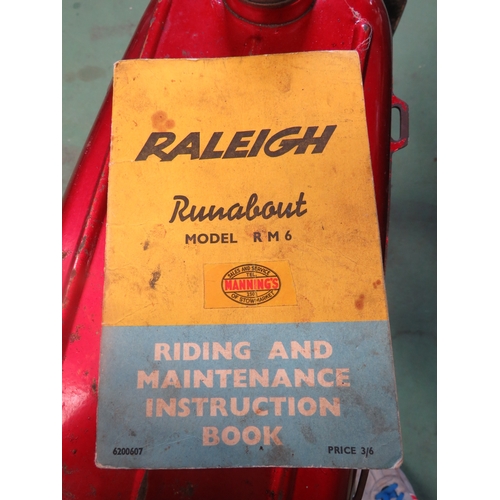 LBJ 636D Raleigh Runabout model RM6, original tool and instruction book ...