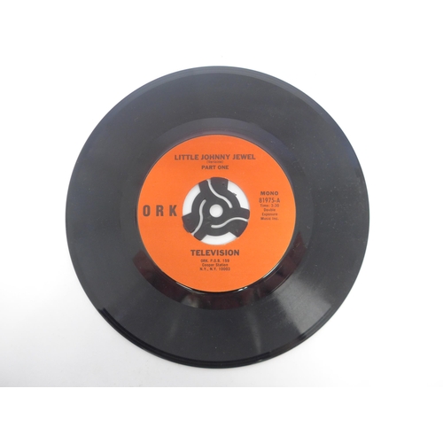 Punk - TELEVISON: 'Little Johnny Jewel' 7" single (Ork Records 81975 ...
