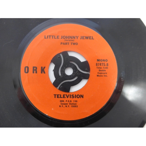 Punk - TELEVISON: 'Little Johnny Jewel' 7" single (Ork Records 81975 ...