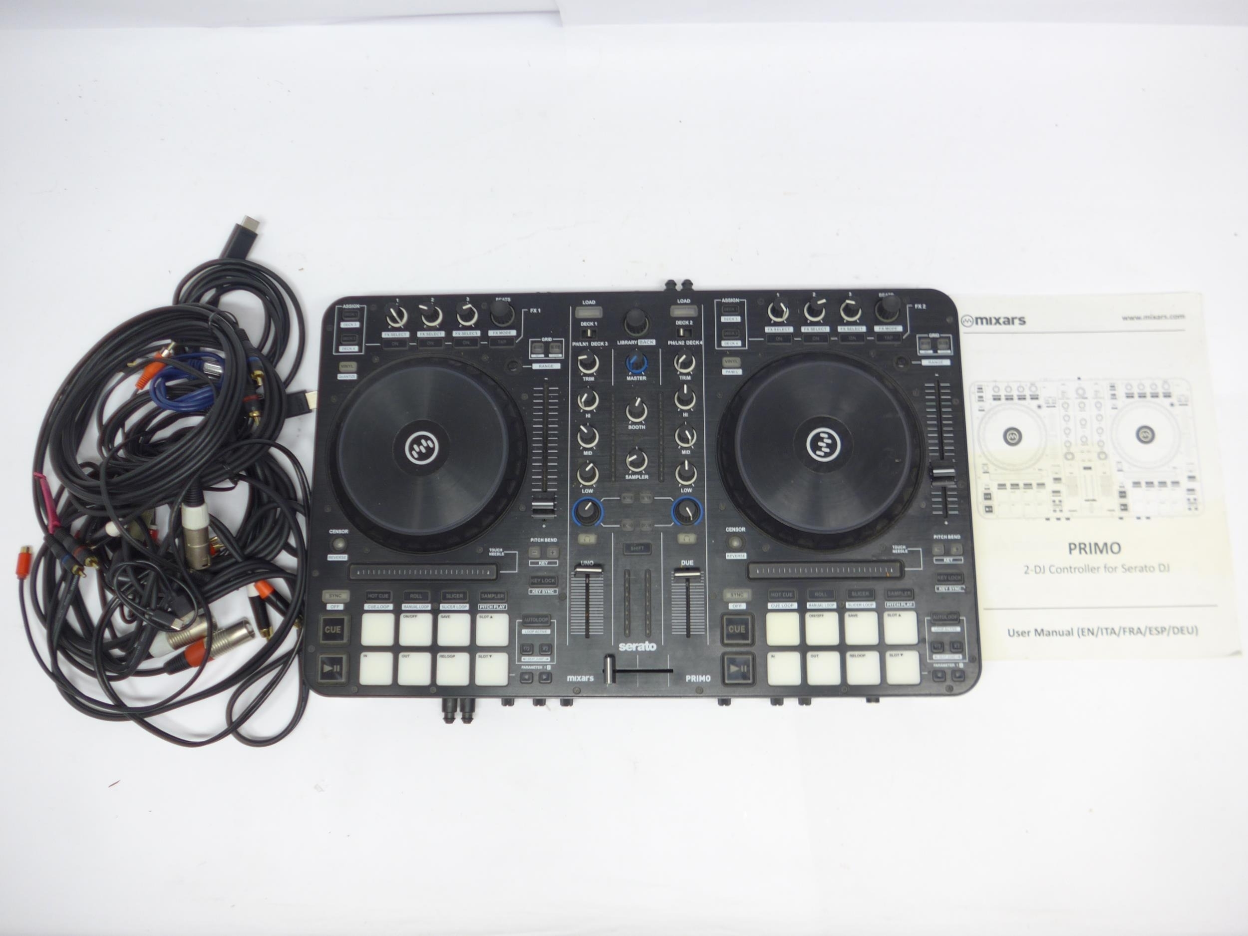 A Mixars Primo 2-DJ controller for Serato DJ, with user manual and ...
