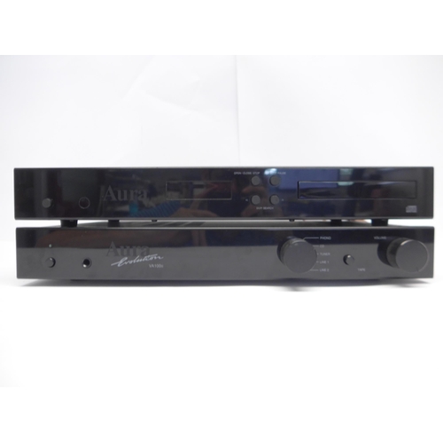 Hi-fi - Two B&W Aura hi-fi separates to include CD-100 CD player with ...