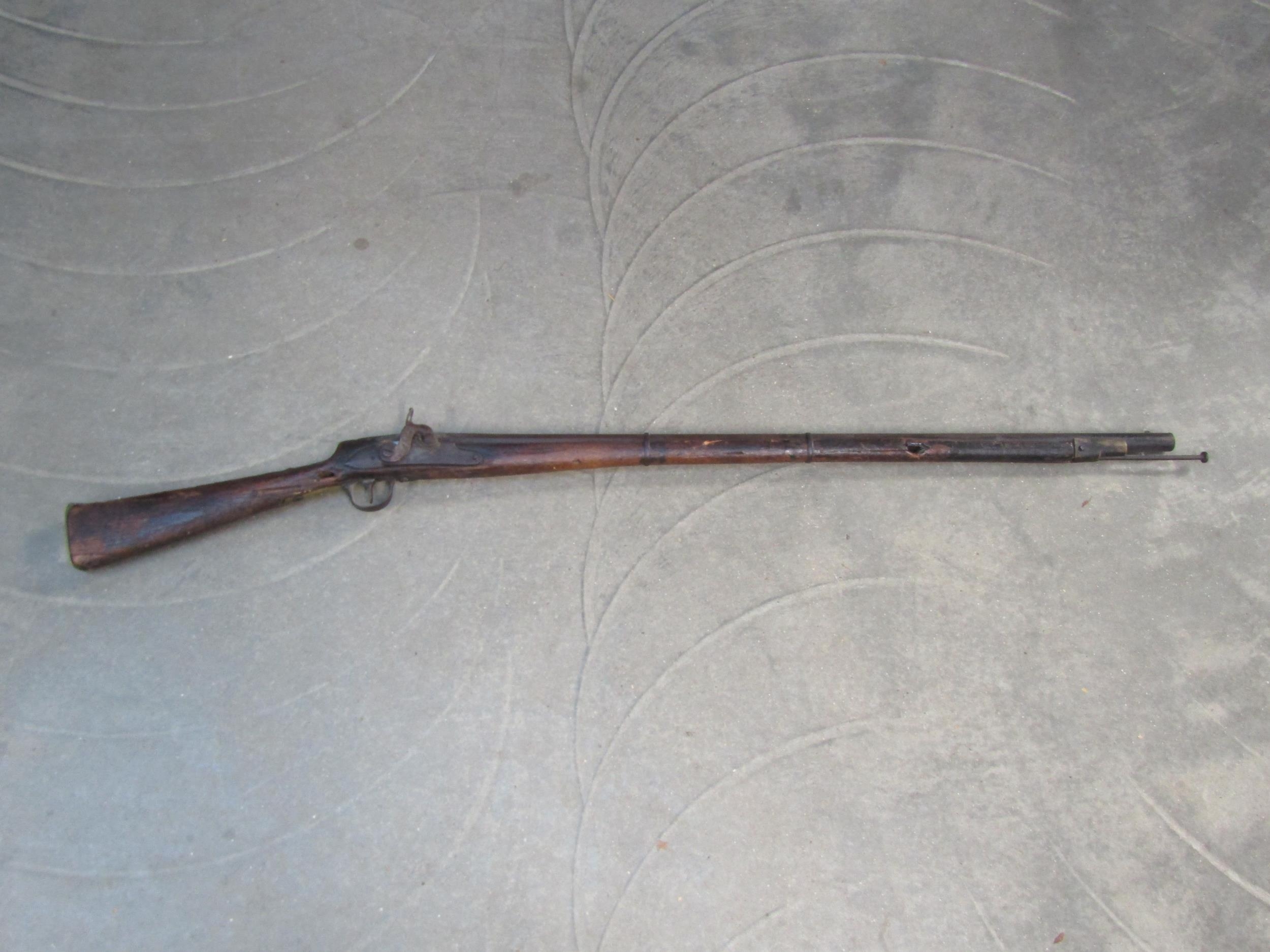 A Russian precussion musket