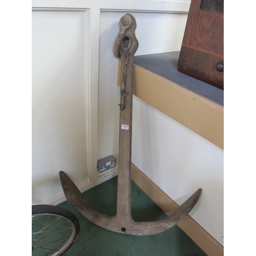 A ships anchor, 116cm tall