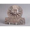 An 18th century Sun Fire Office lead fire mark, No 22003