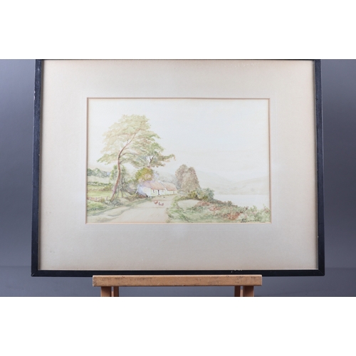 David Rintool: three watercolours, Loch Luskin Dunoon and two other ...