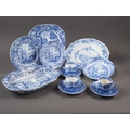 A quantity of Spode Italian, including three coffee cans, three saucers ...