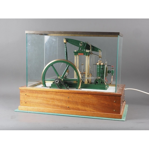 A scratch built scale model of a Reeves four pillar walking steam ...