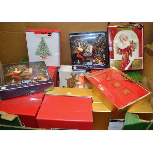 Large box of Luxury Christmas Card packs