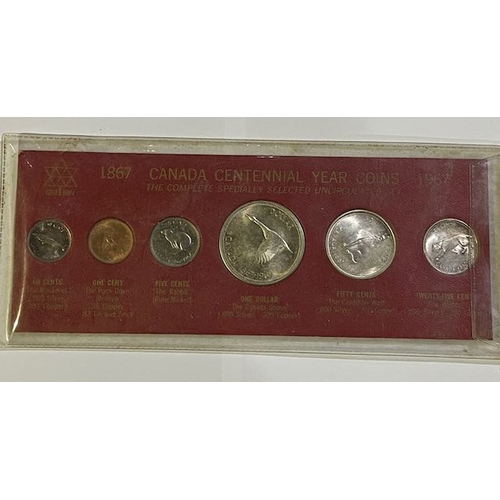 Canada Centennial Year Coins 1867-1967 - The Complete Specially ...