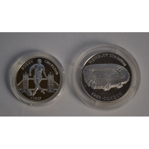 Silver Royal Mint European Football Championship 1996 Wembley Stadium ...