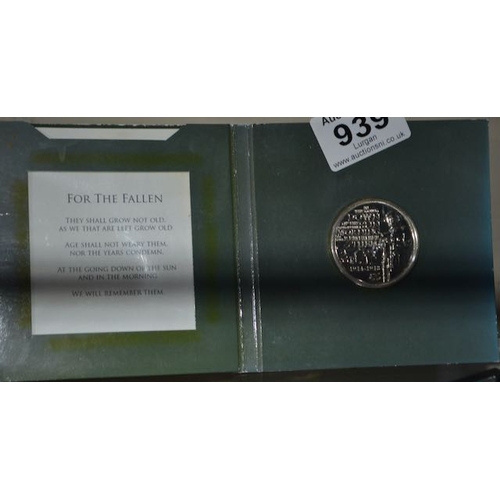 For The Fallen £5 Coin