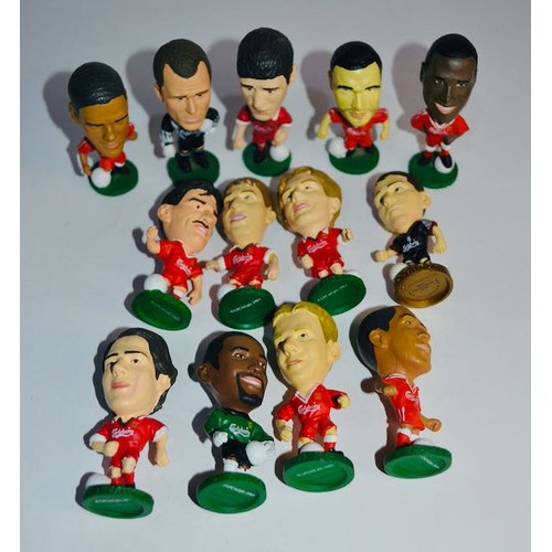 Collection of 13 Corinthian Liverpool Football Figures from 1995 On