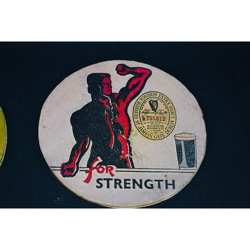 Pair of Vintage Guinness Beer Mats