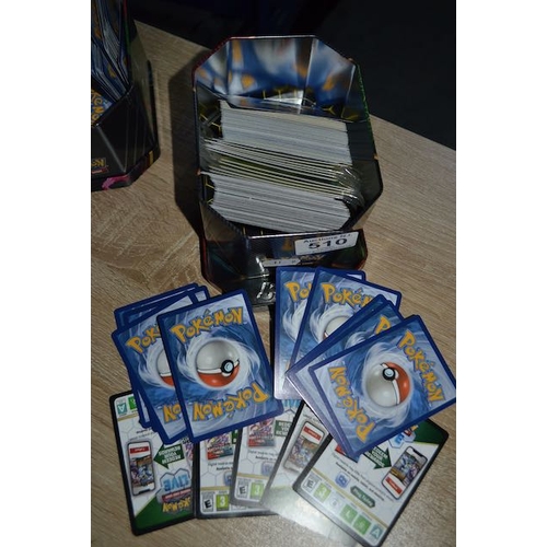 Tin Of Pokemon Cards