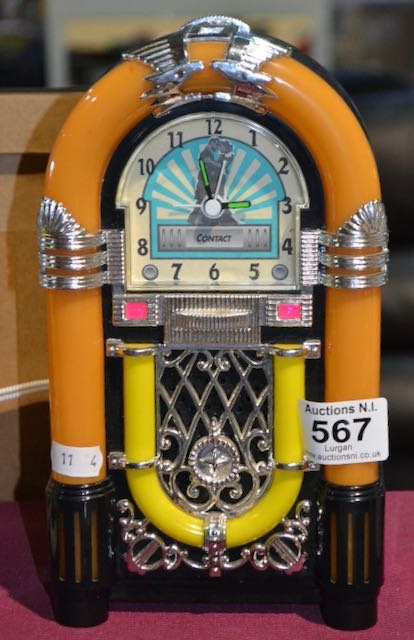Jukebox Style Clock