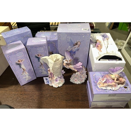 8 x Boxed Fairy Fantasy Collection Figurines