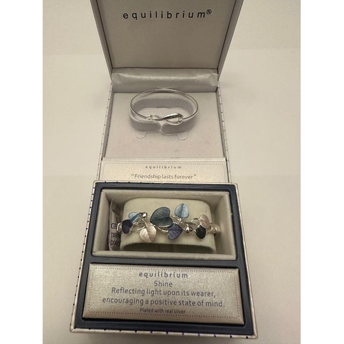 Equilibrium 'Shine' + 'Friendship Lasts Forever' Bracelets