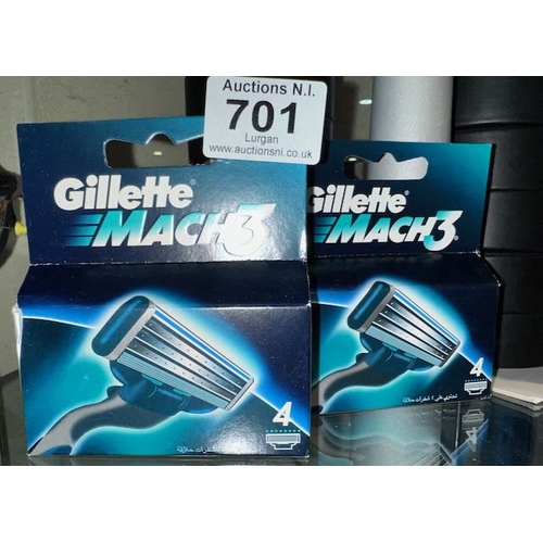 2x 4pk Gillette Mach 3 Razors
