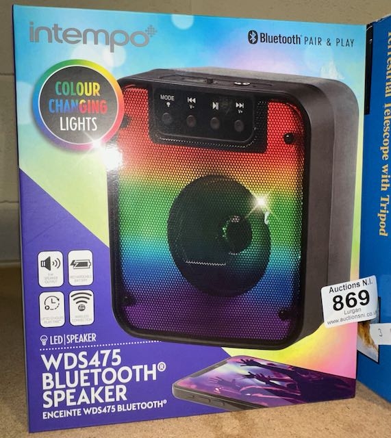 Intempo LED Bluetooth Speaker - Sealed