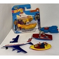 Boxed Hot Wheels Beatles Yellow Submarine + Corgi Popeye Boat + Corgi ...