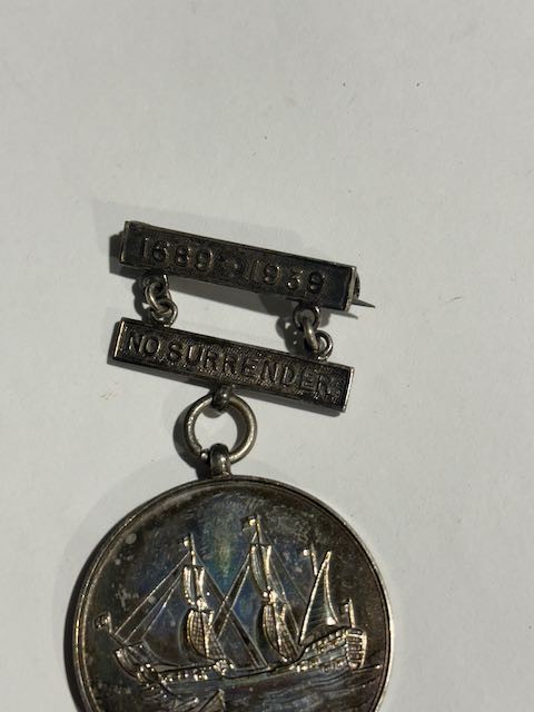 Commemoration Medal of the 250th Anniversary of the Relief of Derry ...
