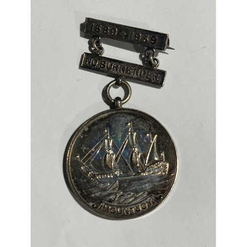 Commemoration Medal of the 250th Anniversary of the Relief of Derry ...