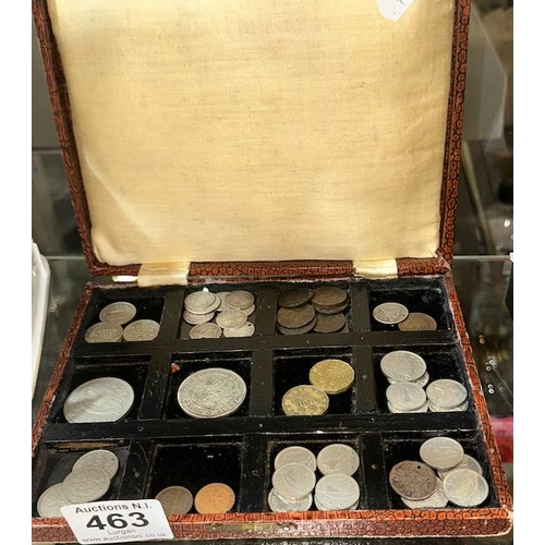 Selection of Coins in Presentation Case